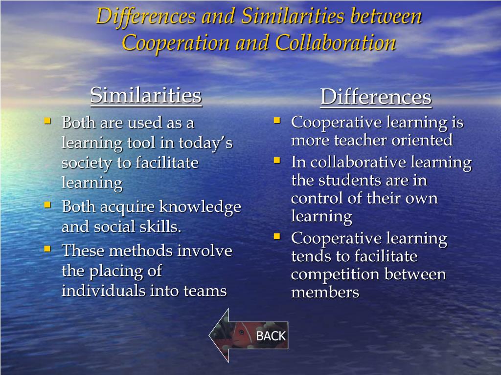 PPT - Determining the Difference between Collaborative and Cooperative ... PPT - Determining the Difference between Collaborative and Cooperative ...