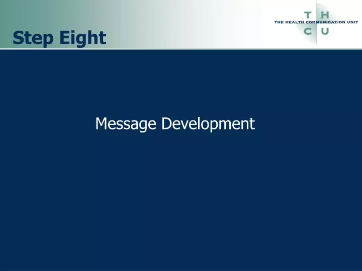 PPT - Step Eight PowerPoint Presentation, free download - ID:1173334