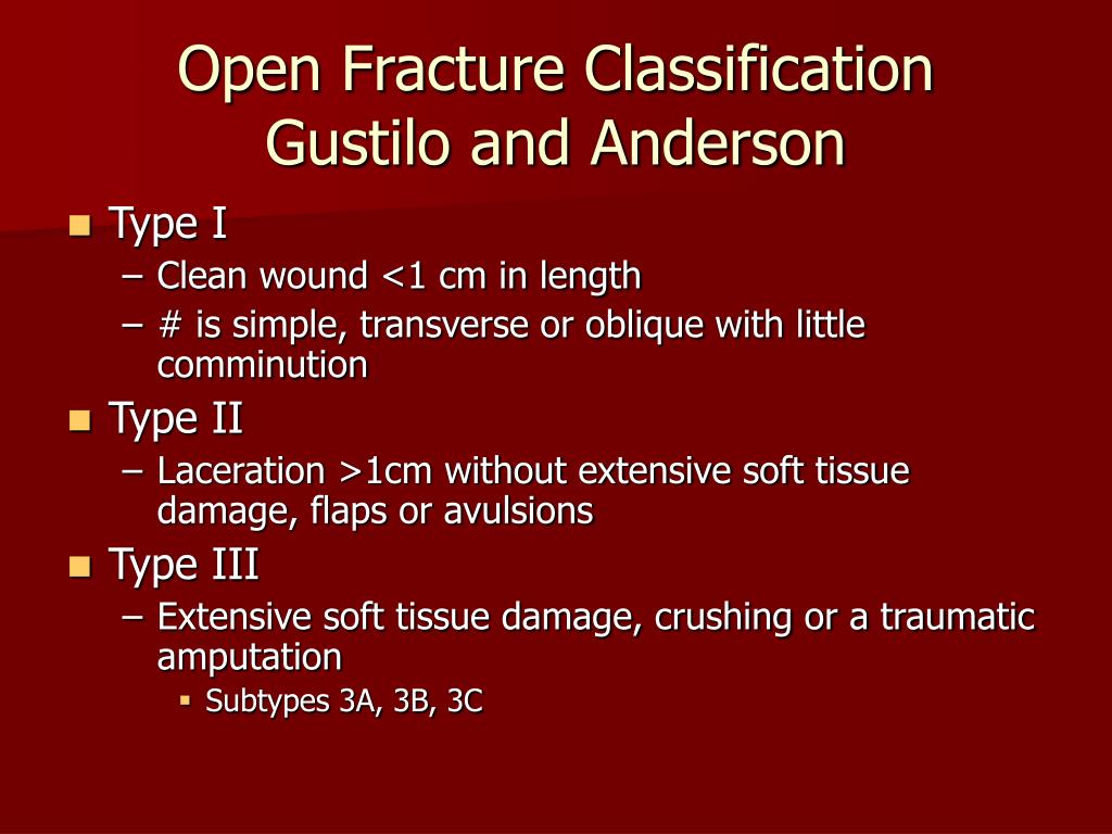 Ppt Management Of Open Fractures Powerpoint Presentation Free