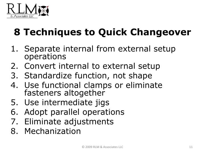 PPT - Quick Changeovers & SMED PowerPoint Presentation - ID:1177291