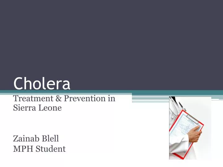 PPT - Cholera PowerPoint Presentation, free download - ID:1177769