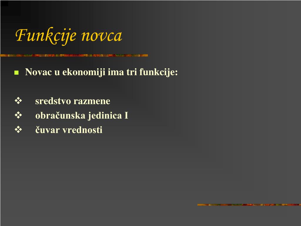 PPT - Seminarski rad Predmet: Ekonomija Tema: Monetarni sistem ...