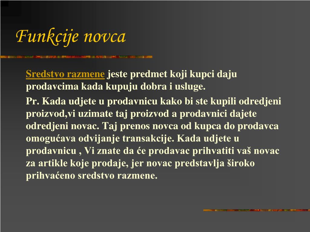 PPT - Seminarski rad Predmet: Ekonomija Tema: Monetarni sistem ...