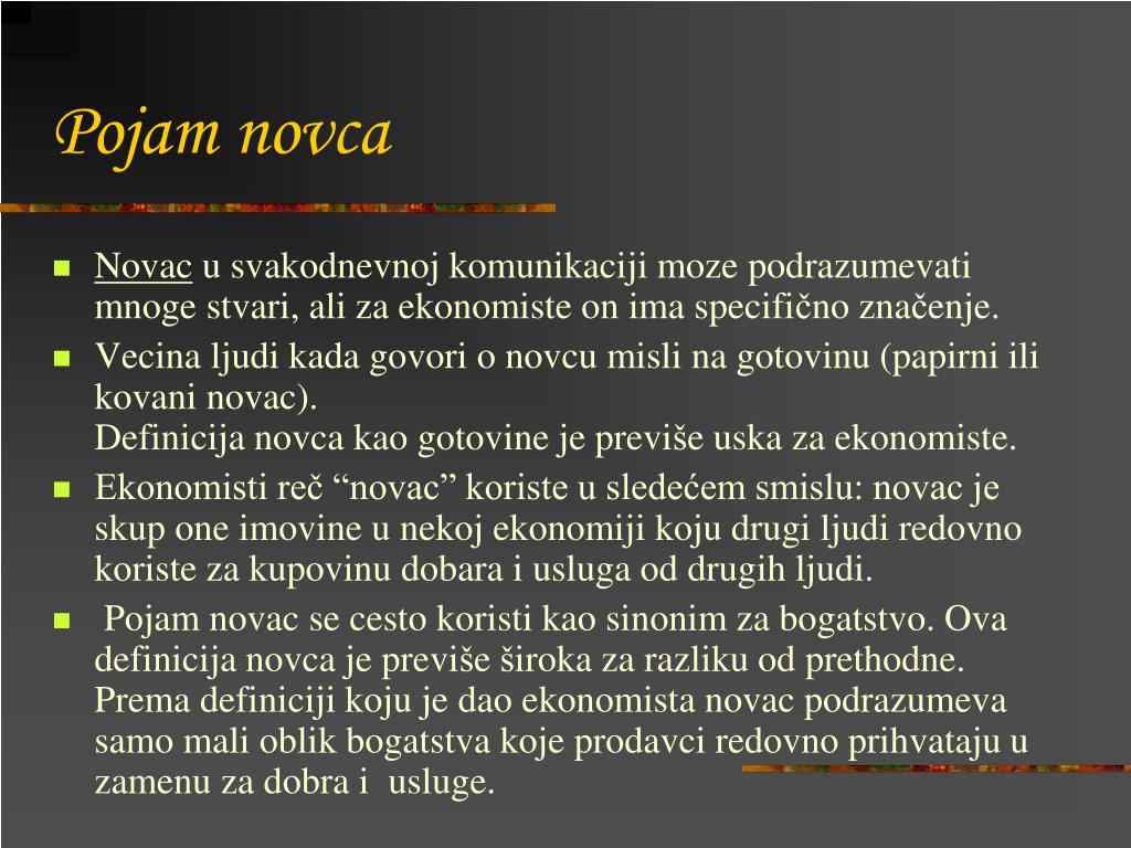 PPT - Seminarski rad Predmet: Ekonomija Tema: Monetarni sistem ...