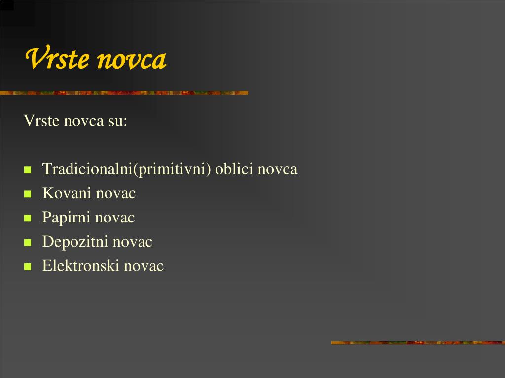 PPT - Seminarski rad Predmet: Ekonomija Tema: Monetarni sistem ...