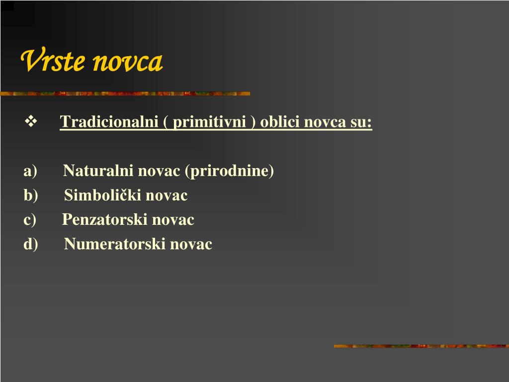 PPT - Seminarski rad Predmet: Ekonomija Tema: Monetarni sistem ...