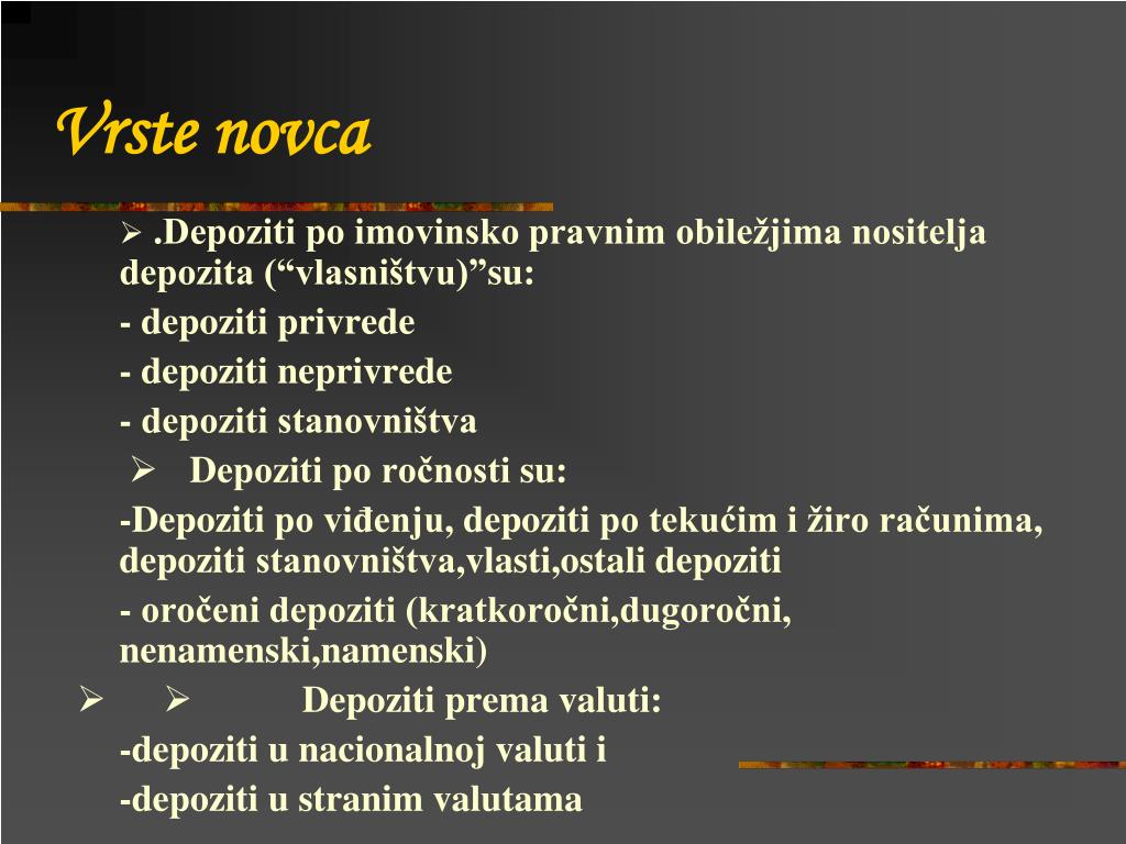 PPT - Seminarski rad Predmet: Ekonomija Tema: Monetarni sistem ...