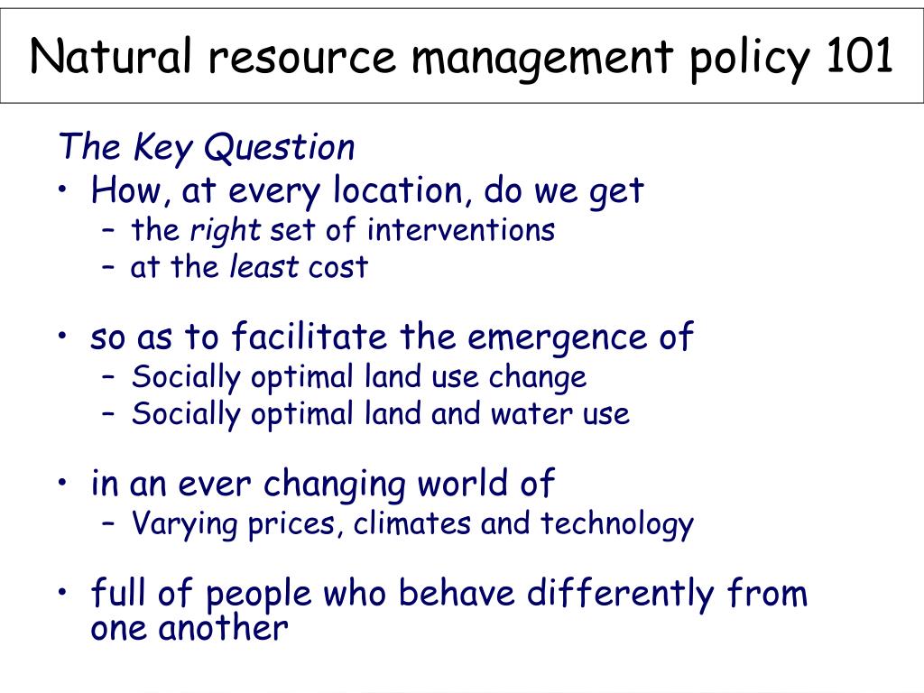 PPT - The Role of the Government and Markets in Water Reform: Learning ...