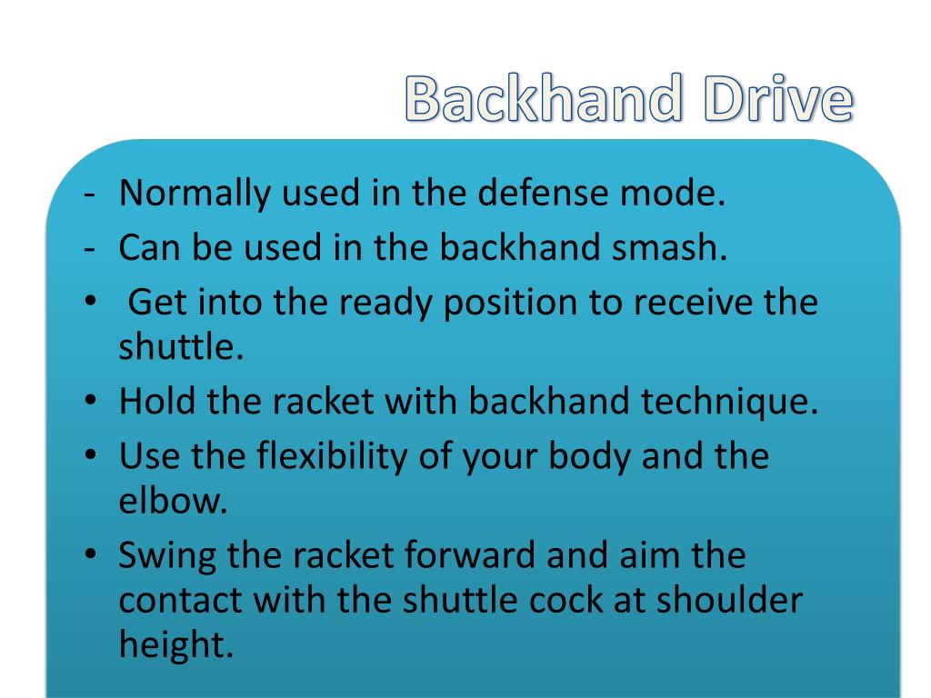 PPT - Badminton for Healthy Living PowerPoint Presentation, free ...