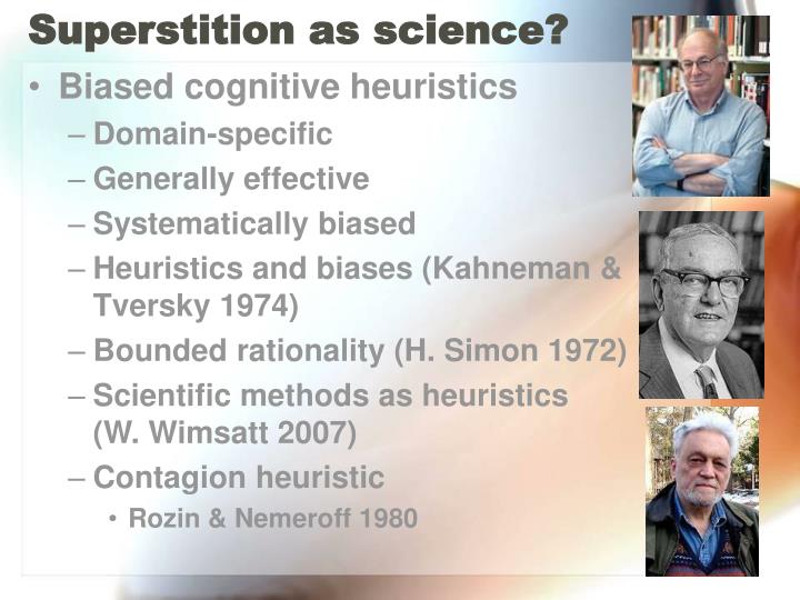 PPT - Superstition as Science PowerPoint Presentation - ID:1182140