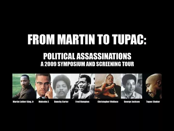 PPT - “FROM MARTIN TO TUPAC: POLITICAL ASSASSINATIONS” Is the Political ...