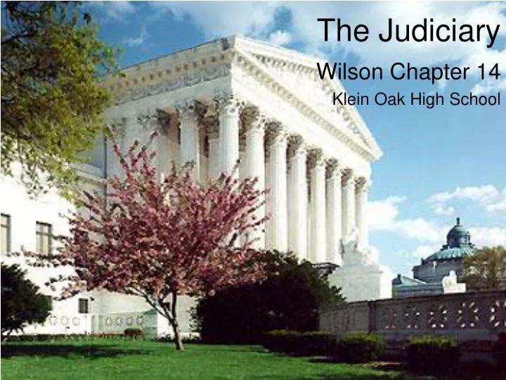 PPT - The Judiciary PowerPoint Presentation, free download - ID:1182792