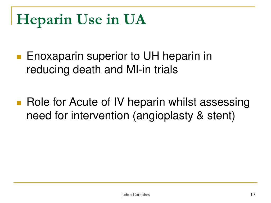 Ppt Drug Treatment Of Acs Angina And Myocardial Infarction Powerpoint