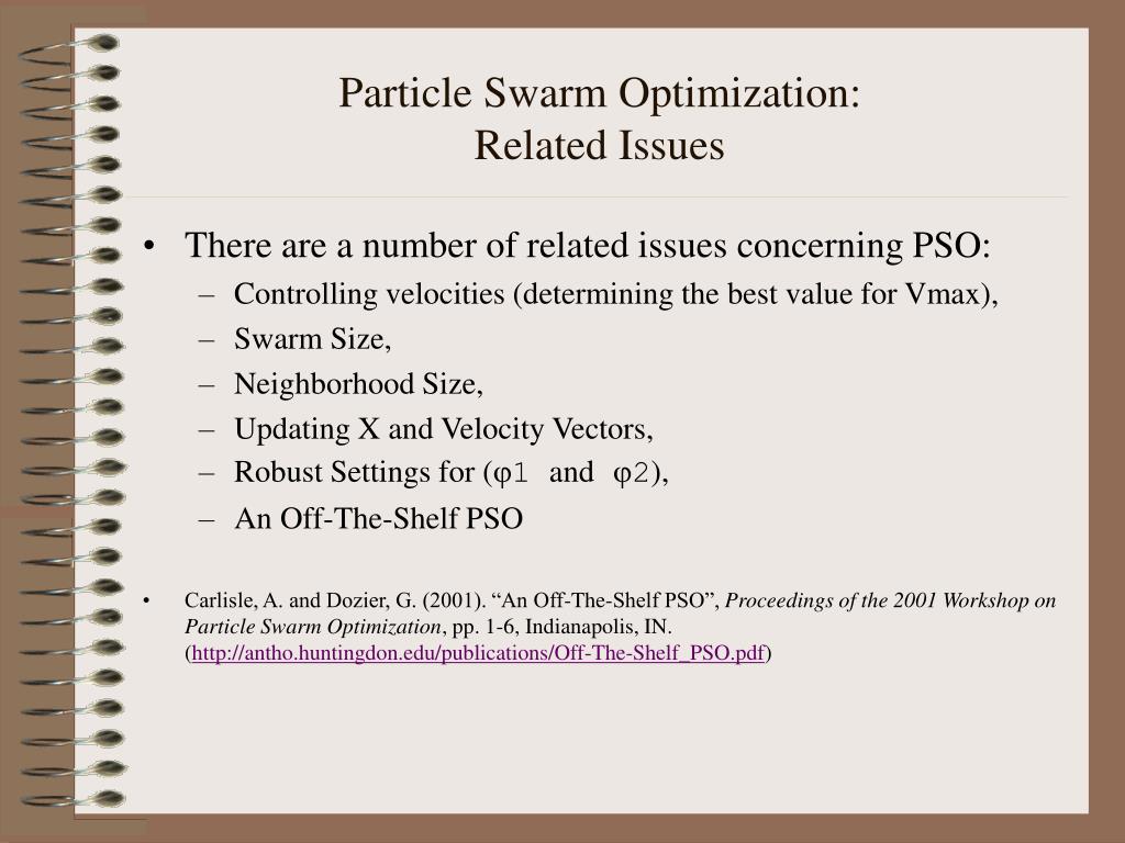 PPT Particle Swarm Optimization PowerPoint Presentation Free