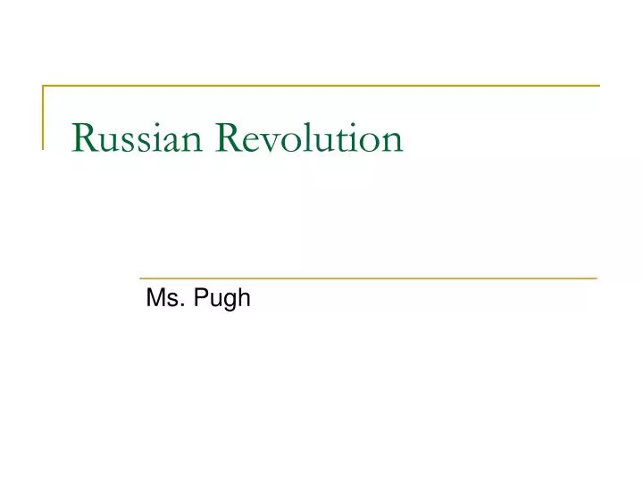 PPT - Russian Revolution PowerPoint Presentation, free download - ID ...