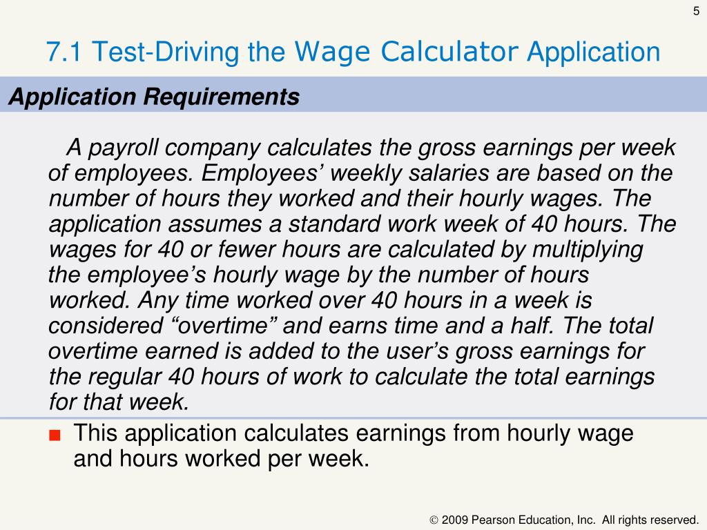 Ppt Wage Calculator Application Introducing Algorithms Pseudocode And Program Control