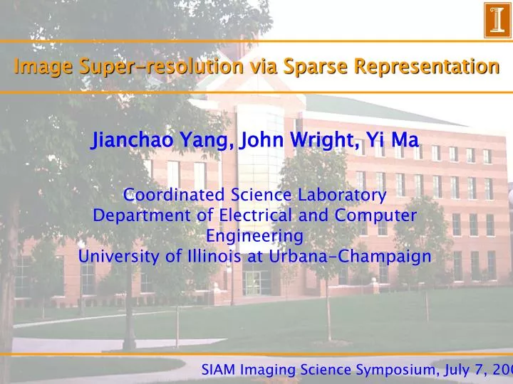 Ppt Image Super Resolution Via Sparse Representation Powerpoint Presentation Id1186218