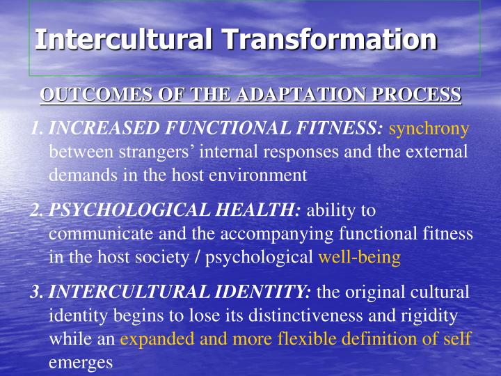 PPT - CROSS-CULTURAL ADAPTATION PowerPoint Presentation - ID:1186329