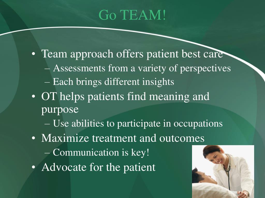 Ppt Occupational Therapy 101 What Is Ot Powerpoint Presentation