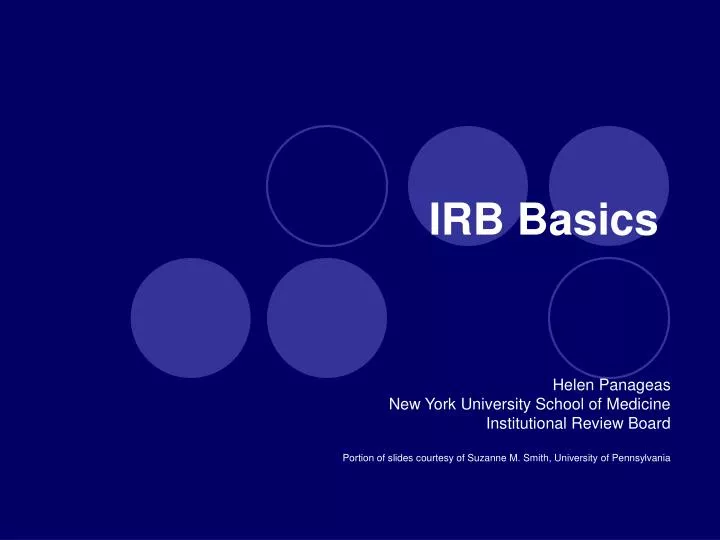 PPT - IRB Basics PowerPoint Presentation, free download - ID:1187081