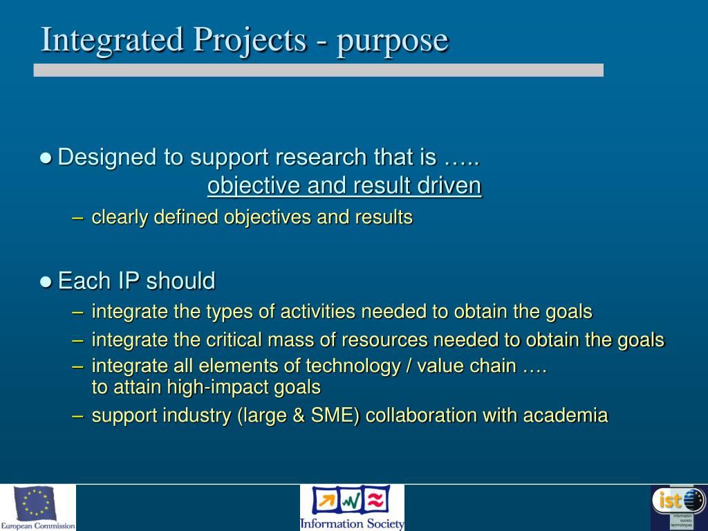 PPT - Integrated Projects & Networks of Excellence Examples Khalil ...