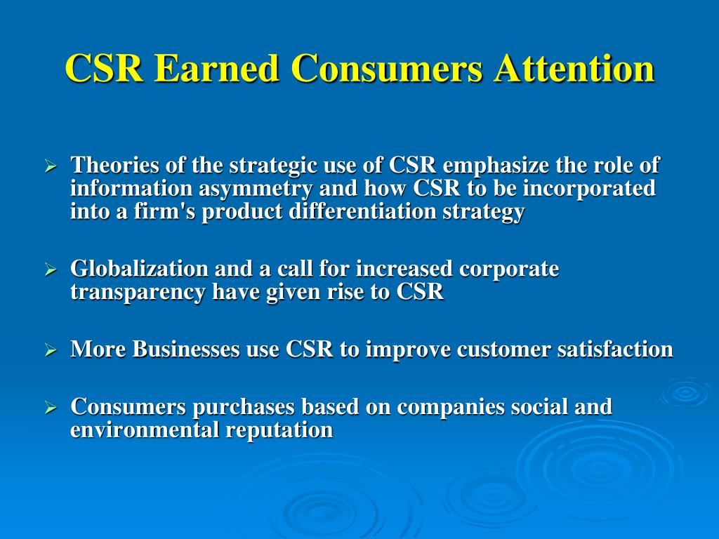 PPT - Corporate Social Responsibility (CSR) as Competitive Imperative ...