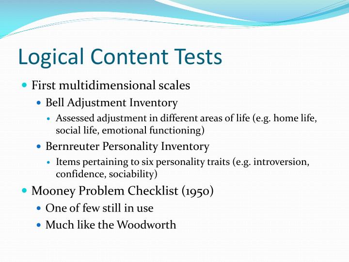 PPT - Structured Personality Tests PowerPoint Presentation - ID:1191311