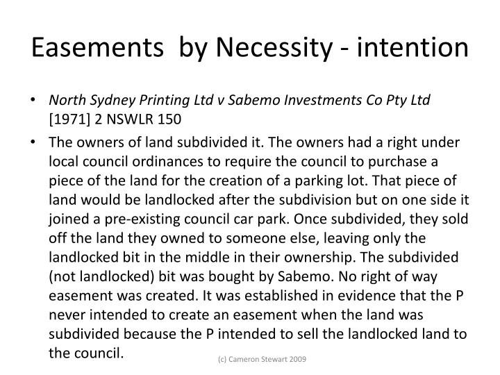 PPT - Easements and Profts PowerPoint Presentation - ID:1191370