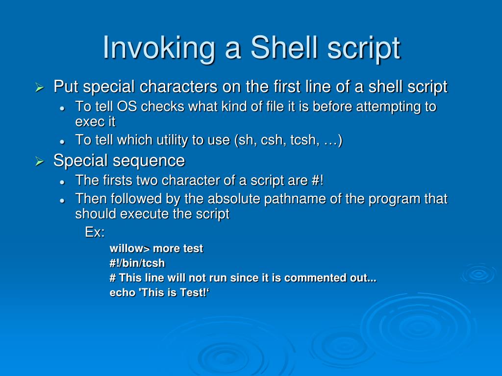 Ppt Introduction To Unix Shell And Scripting With Csh Tcsh Powerpoint Presentation Id1191385