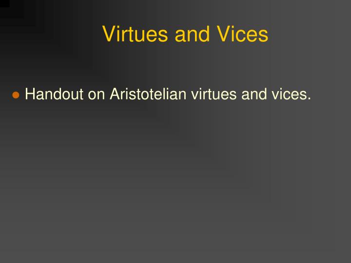 PPT - Aristotle: Nichomachean Ethics PowerPoint Presentation - ID:1191477