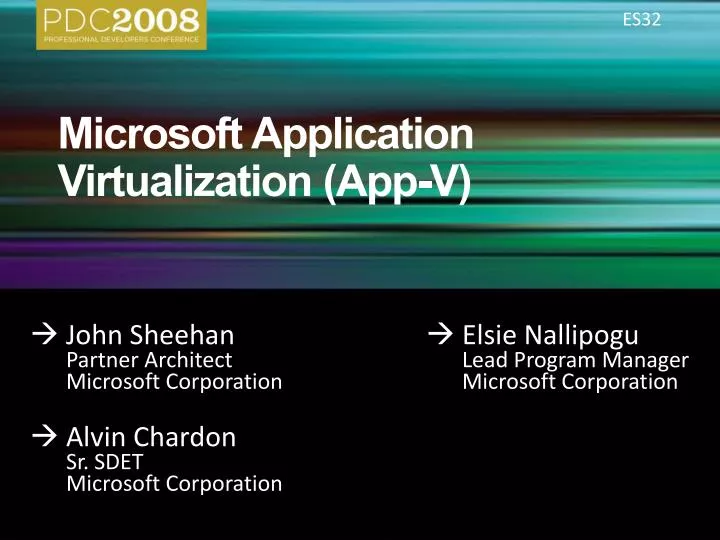 PPT - Microsoft Application Virtualization (App-V) PowerPoint Presentation - ID:1192959