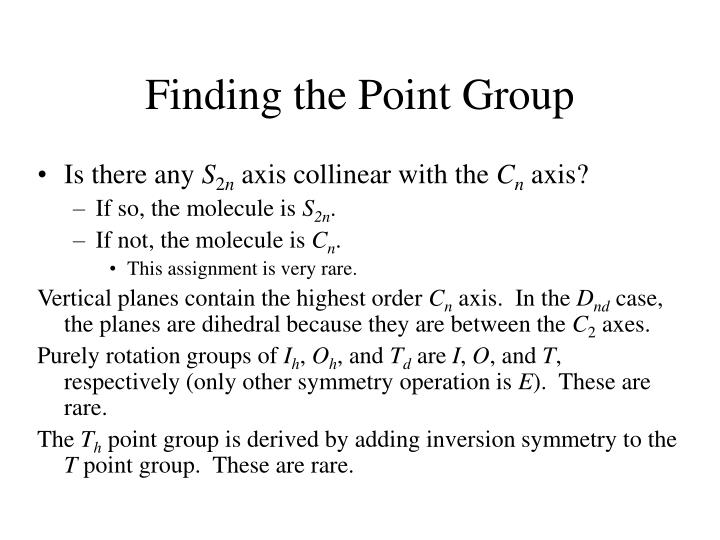 PPT - Symmetry and Group Theory PowerPoint Presentation - ID:1195049