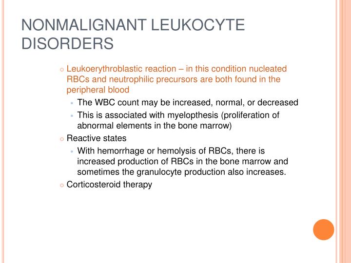PPT - NONMALIGNANT LEUKOCYTE DISORDERS PowerPoint Presentation - ID:1195910