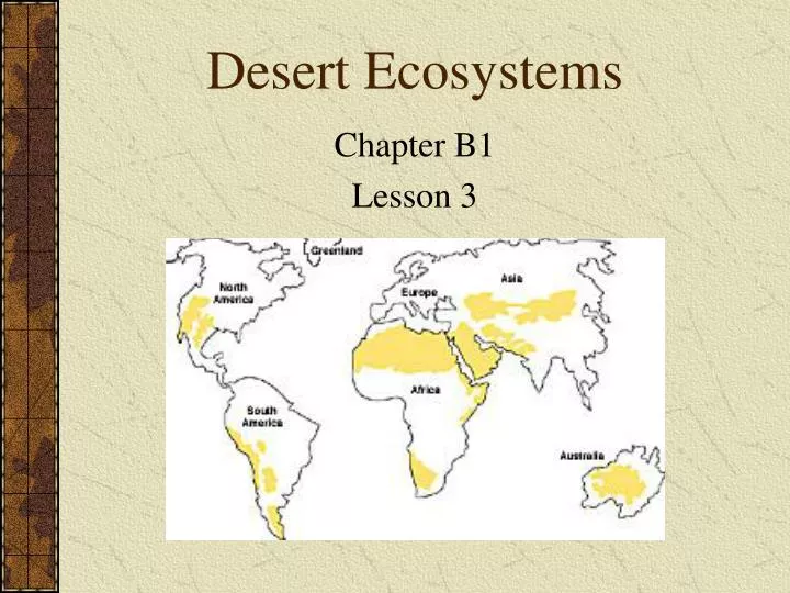 PPT - Desert Ecosystems PowerPoint Presentation, free download - ID:1196282