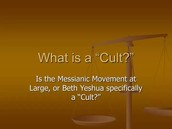 PPT - What is a “Cult?” PowerPoint Presentation, free download - ID:1196384
