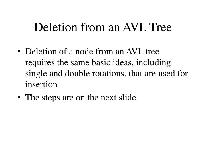 PPT - AVL Trees PowerPoint Presentation - ID:1196491