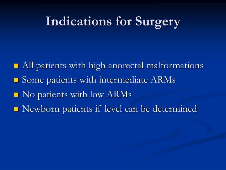 PPT - Laparoscopic Assisted Anorectal Pull-through PowerPoint ...
