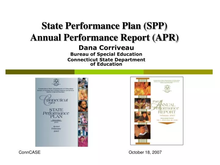PPT - State Performance Plan (SPP) Annual Performance Report (APR ...