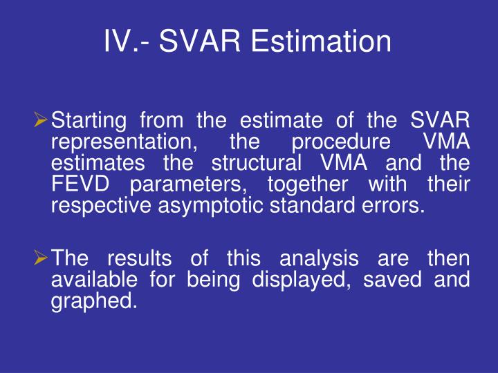 PPT - SVAR Modeling in STATA PowerPoint Presentation - ID:1197760