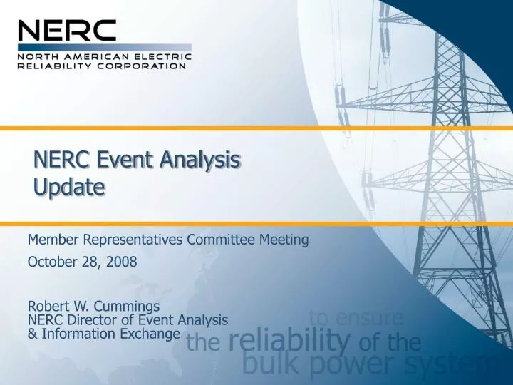 PPT - NERC Event Analysis Update PowerPoint Presentation, free download ... PPT - NERC Event Analysis Update PowerPoint Presentation, free download ...