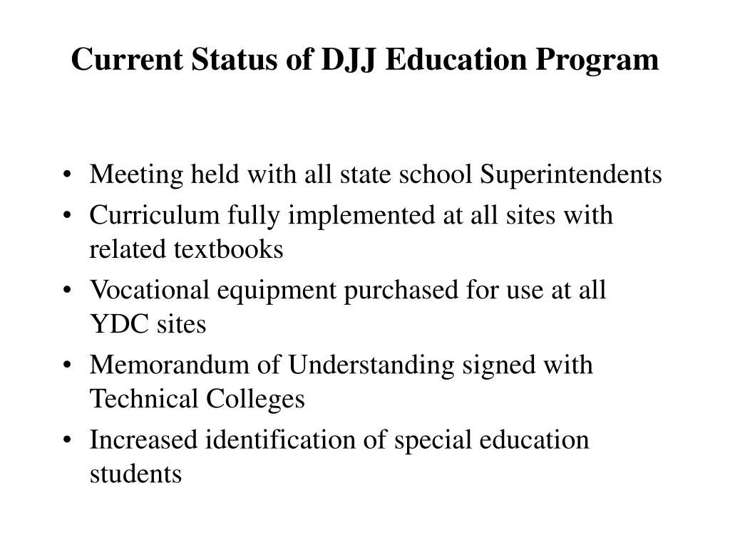 PPT - Georgia Department of Juvenile Justice Educational Program ...