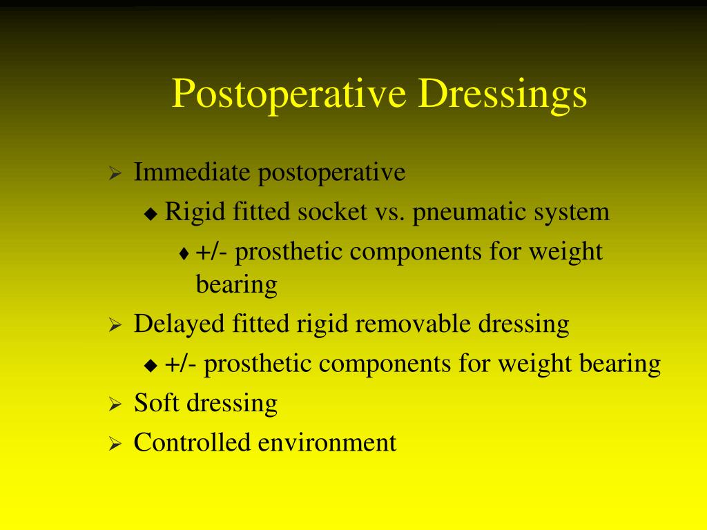 PPT - Early Limb Loss Care: Wound Care Options Reviewed PowerPoint ...