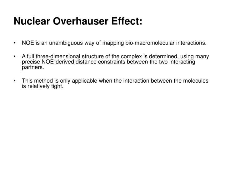 PPT - Nuclear Magnetic Resonance (NMR) Data Protein–Protein Docking ...