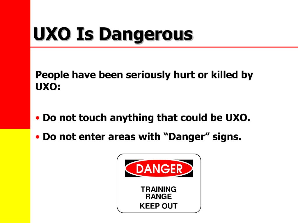 PPT - Camp Shelby Range Control UXO Safety Education PowerPoint ...