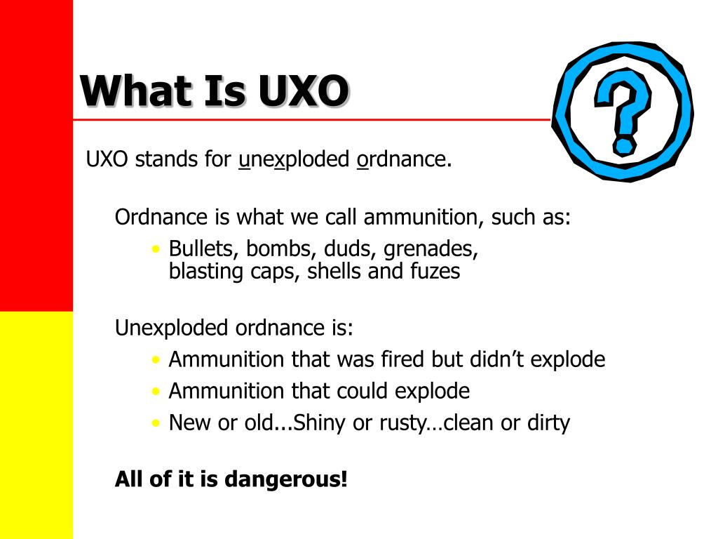 PPT - Camp Shelby Range Control UXO Safety Education PowerPoint ...