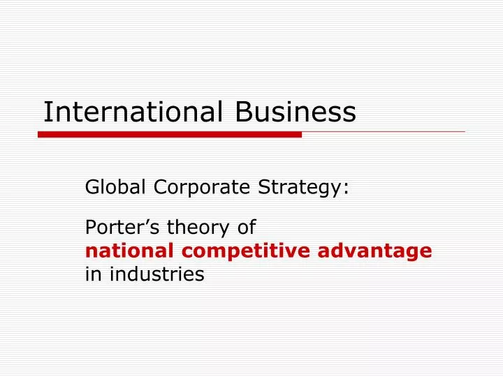 PPT - International Business PowerPoint Presentation, free download ...