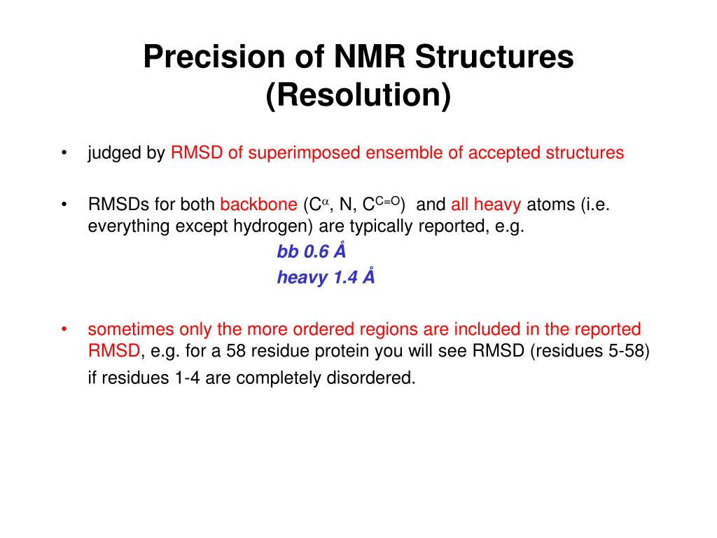 Ppt Solving Nmr Structures Ii Calculation And Evaluation Powerpoint Presentation Id1202047