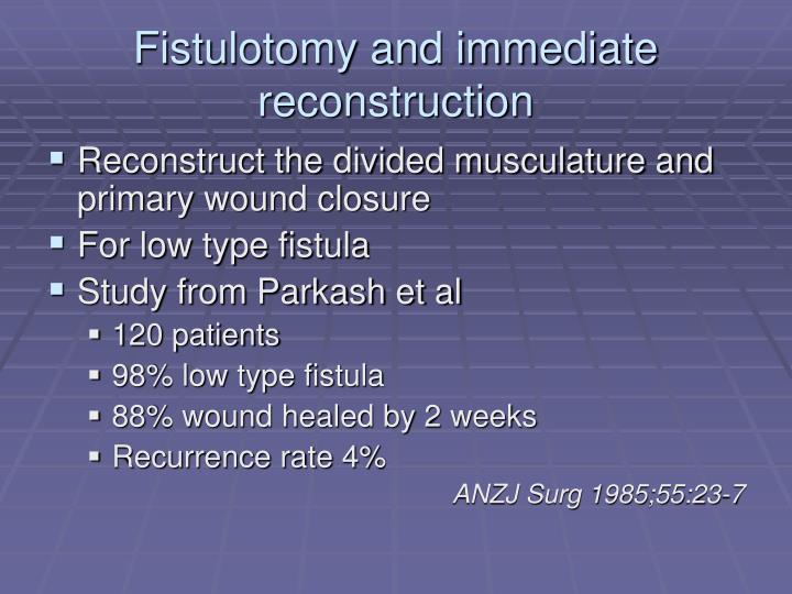 PPT - Treatment for Anal fistula PowerPoint Presentation - ID:1202646