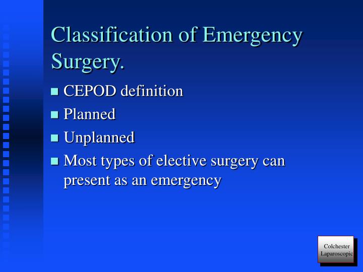PPT - Emergency Laparoscopic Surgery PowerPoint Presentation - ID:1203248