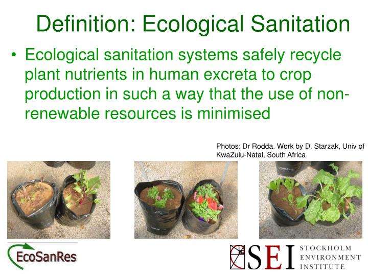 PPT - Definition: A Sanitation System PowerPoint Presentation - ID:1204236